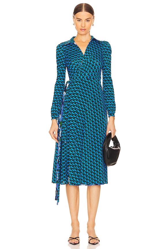 Diane von Furstenberg Phoenix Reversible Dress in Dragon Dance & 3d ...