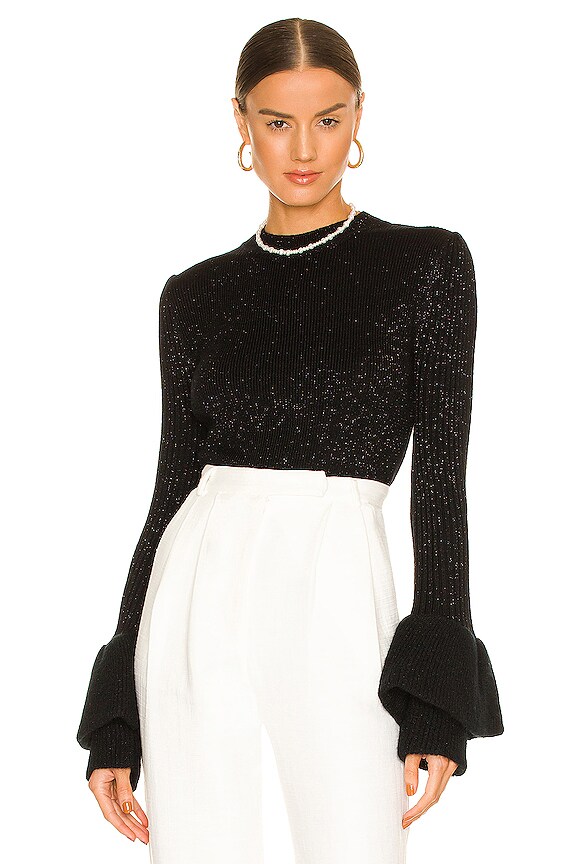 Diane von Furstenberg Kit Sweater in Black | REVOLVE