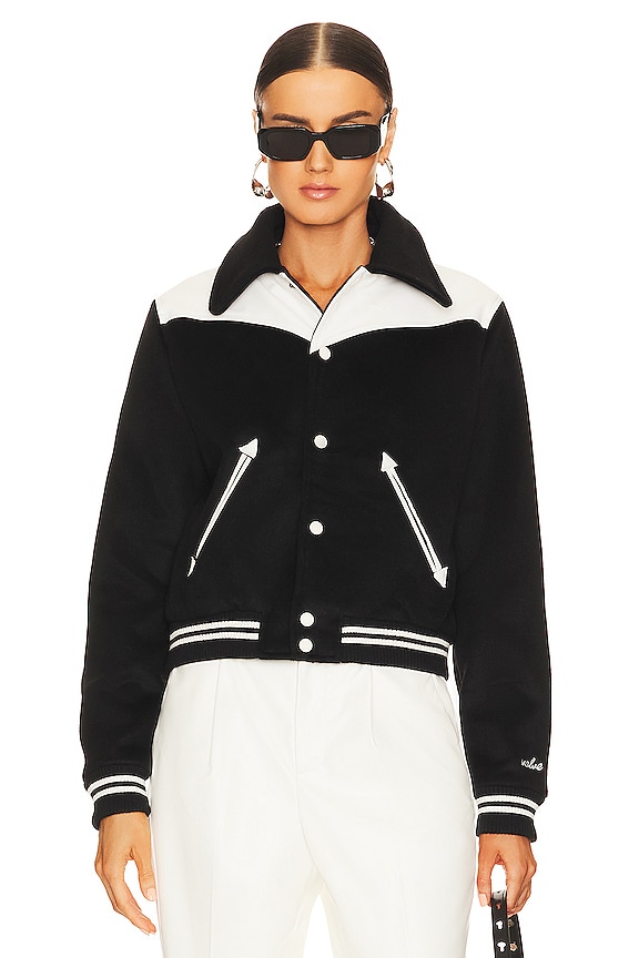 EAVES Tate Jacket in Black & Ecru | REVOLVE