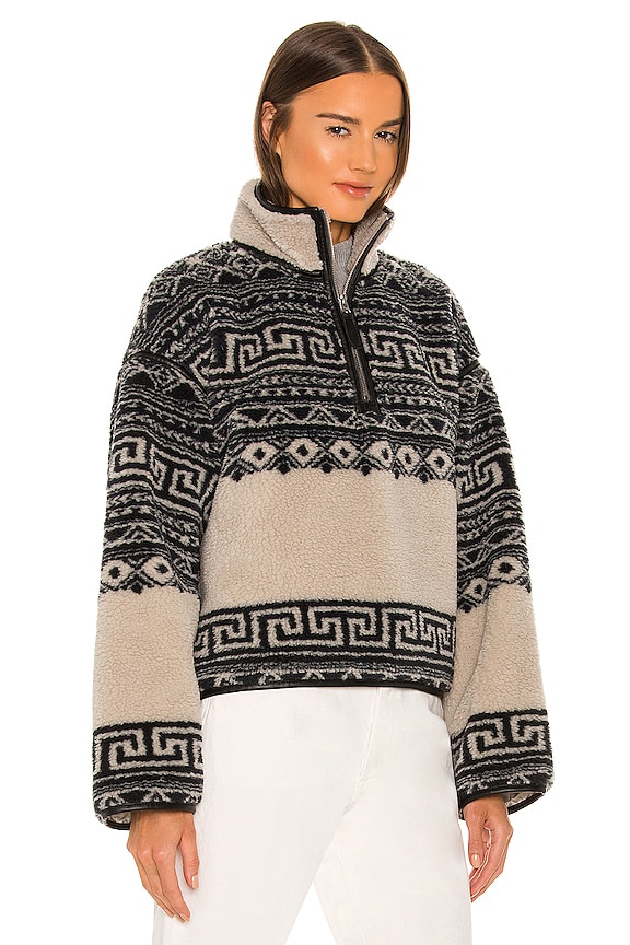 EAVES Oakleigh Pullover in Alma Ecru Geo | REVOLVE