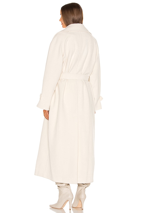 EAVES Zoe Coat in Ivory | REVOLVE