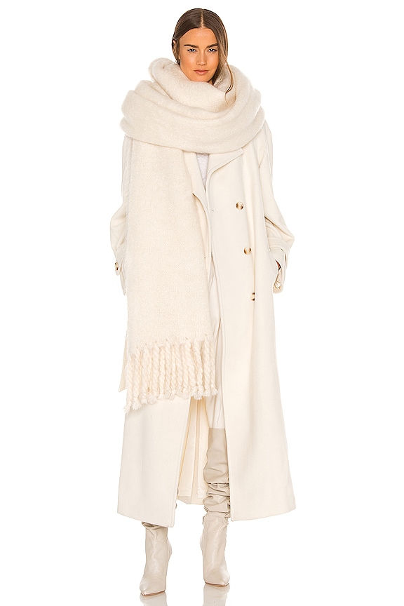 EAVES Zoe Coat in Ivory | REVOLVE