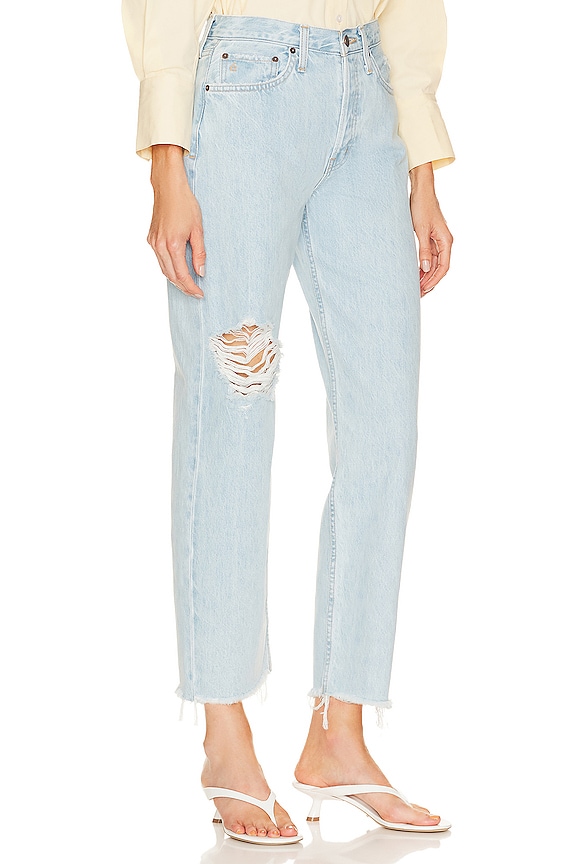 ETICA Tyler Straight Crop in Blue Mist | REVOLVE