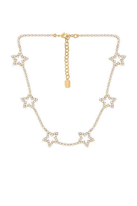 Elizabeth Cole Lively Necklace in Crystal | REVOLVE