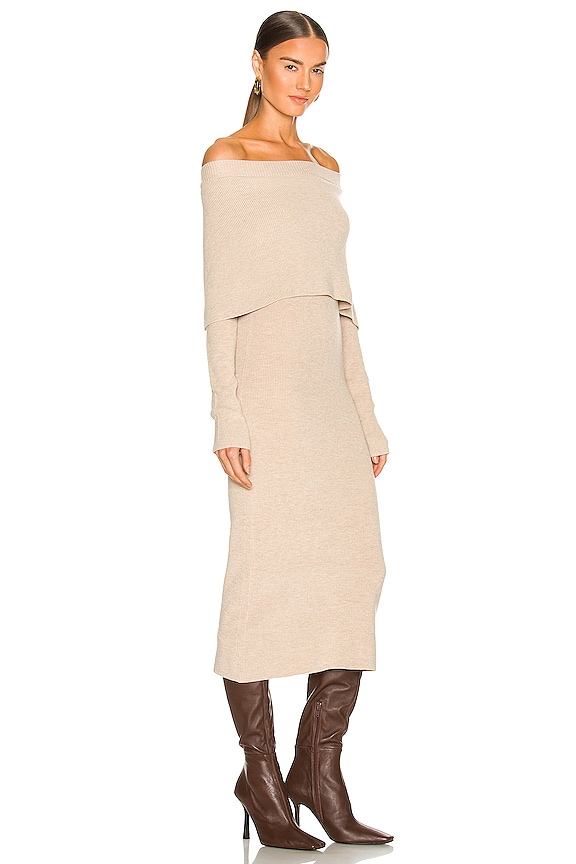 ELLIATT X REVOLVE Tinsley Knit Dress in Beige | REVOLVE