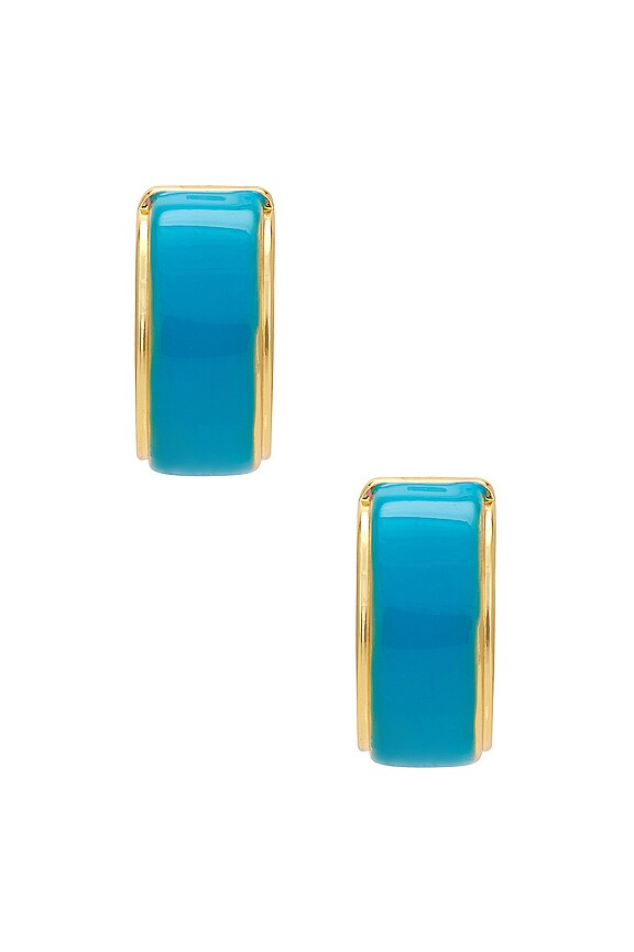 EMMA PILLS Glow Hoops in Ocean Glo | REVOLVE