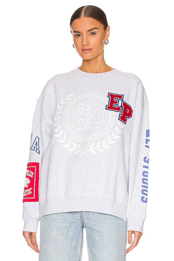 Ena Pelly Brooklyn Sweater in White Marle | REVOLVE