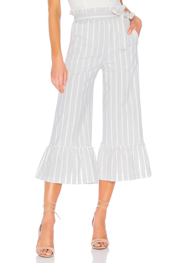 Endless Rose Ruffle Pants in Heather Grey | REVOLVE