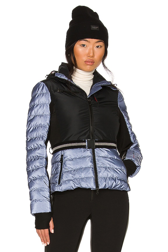 Erin Snow Kat Jacket in Black & Dusty Purple Aluminum | REVOLVE