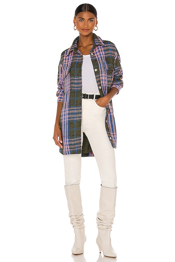 Essentiel Antwerp Wecho Shirt Jacket in Combo Graffiti | REVOLVE