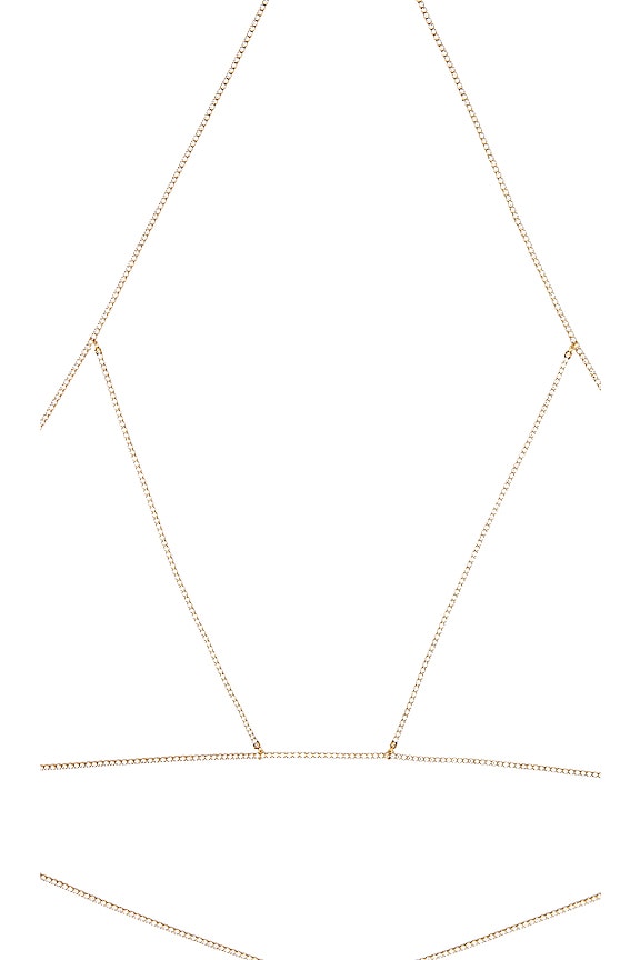 Ellie Vail Liza Bra Body Chain in Gold | REVOLVE