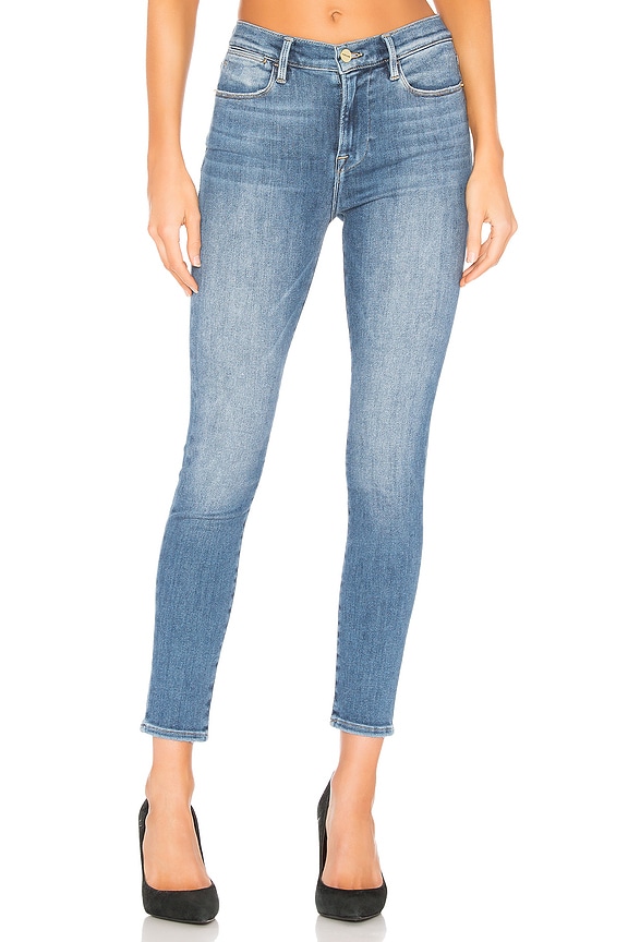 FRAME Le High Skinny Crop in Amal | REVOLVE