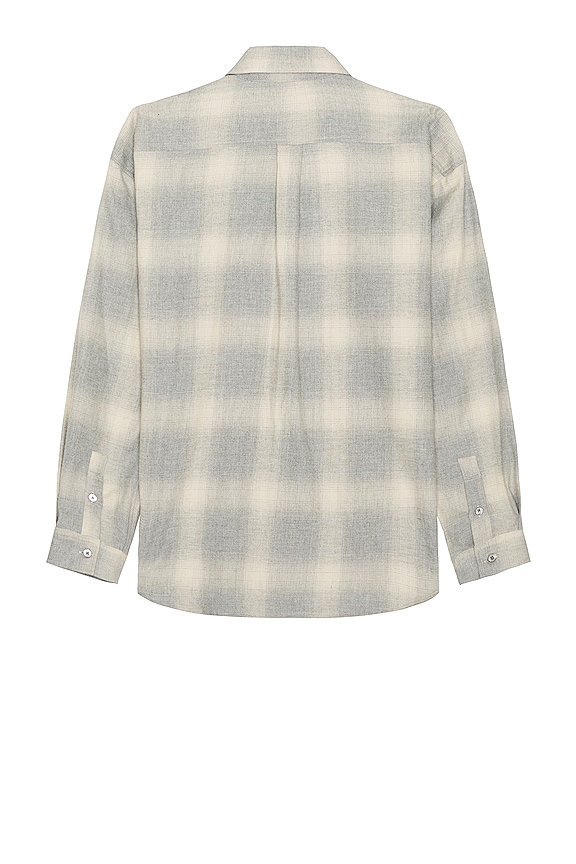FRAME Flannel Shirt in Grey & Oatmeal Plaid | REVOLVE