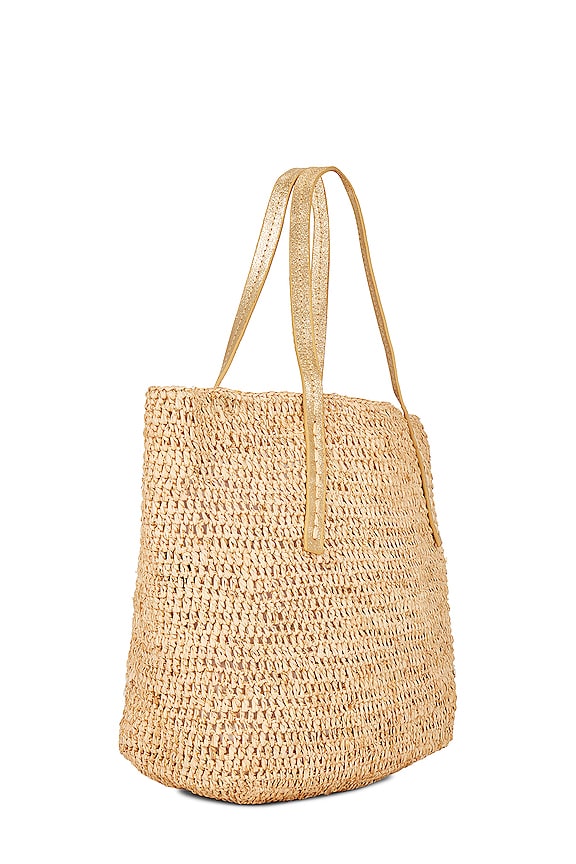 florabella Karibo Bag in Natural & Gold | REVOLVE