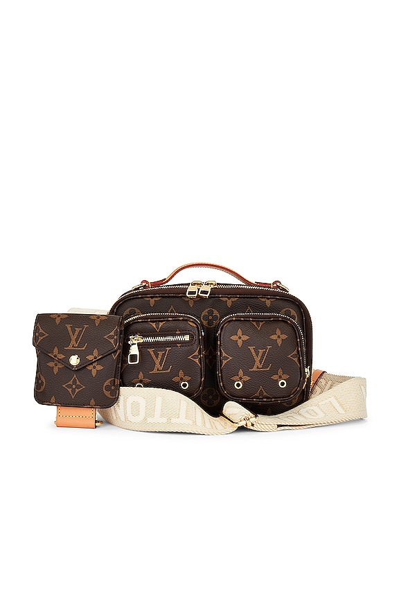 FWRD Renew Louis Vuitton Monogram Utilities Shoulder Bag in Brown | REVOLVE