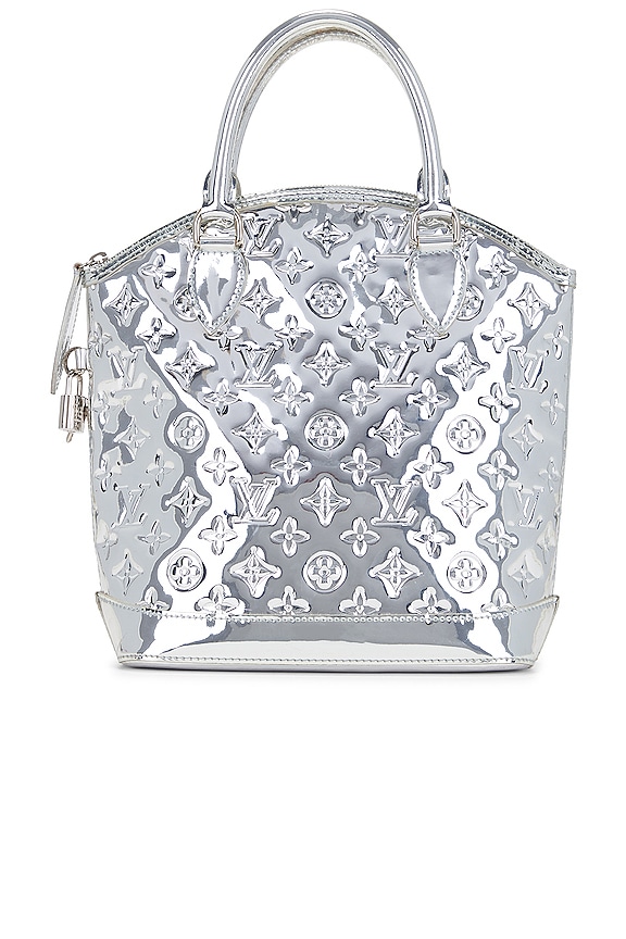 FWRD Renew Louis Vuitton Monogram Miroir Lock It Handbag in Silver ...