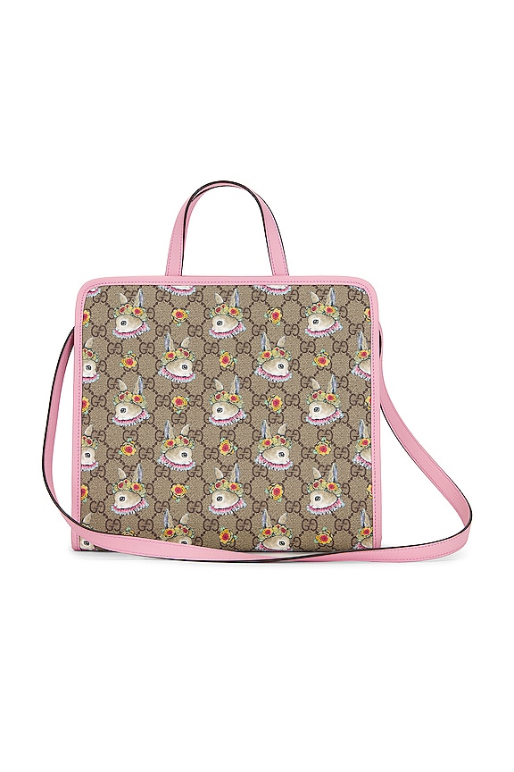 FWRD Renew Gucci Yuko Higuchi GG Tote Bag in Bunny Supreme | REVOLVE