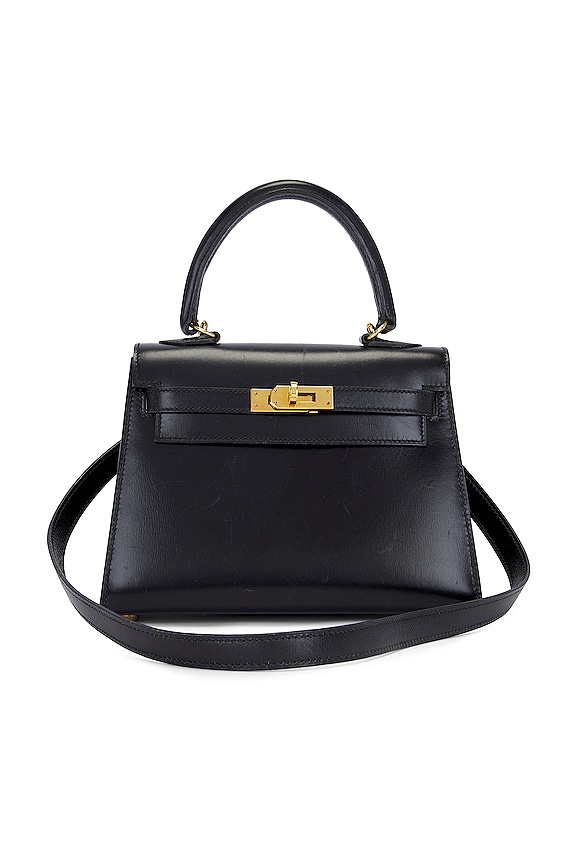 FWRD Renew Hermes Mini Kelly Handbag in Black | REVOLVE