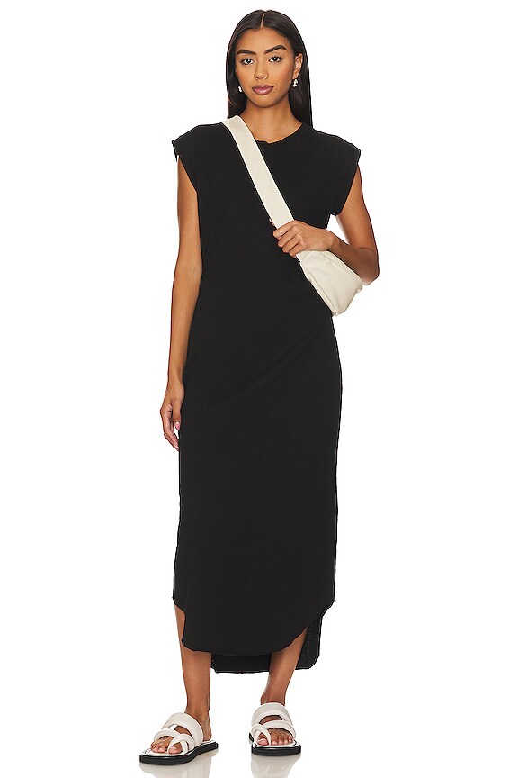 Frank & Eileen Cory Vintage Muscle Tee Dress in Black | REVOLVE