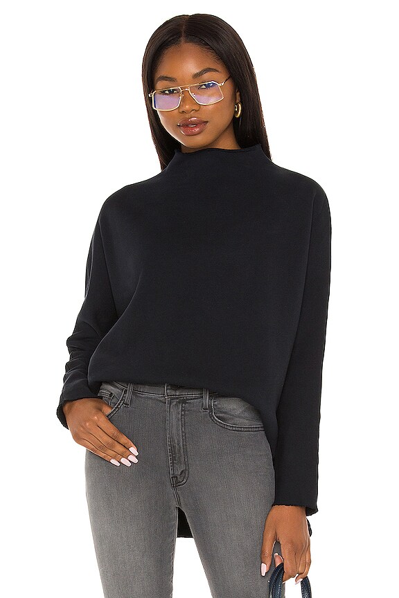 Frank & Eileen Funnel Neck Capelet in British Royal Navy | REVOLVE