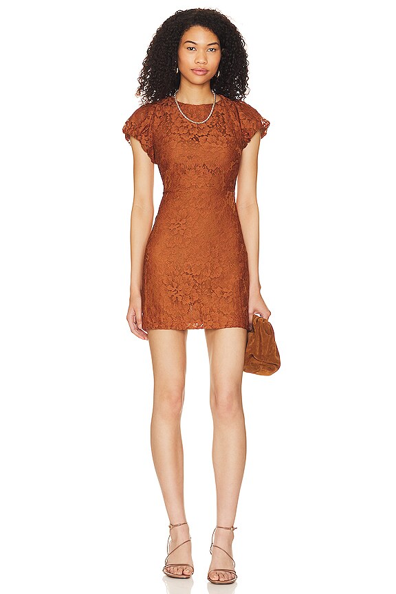 Free People Hailee Mini Dress in Pretty Penny | REVOLVE