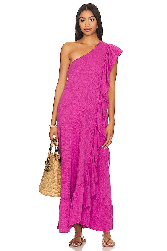 Free People Elisa Maxi Dress in Dahlia Mauve | REVOLVE