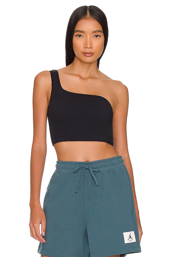 Free People X FP Movement Free Throw One Shoulder Bra in Black | REVOLVE