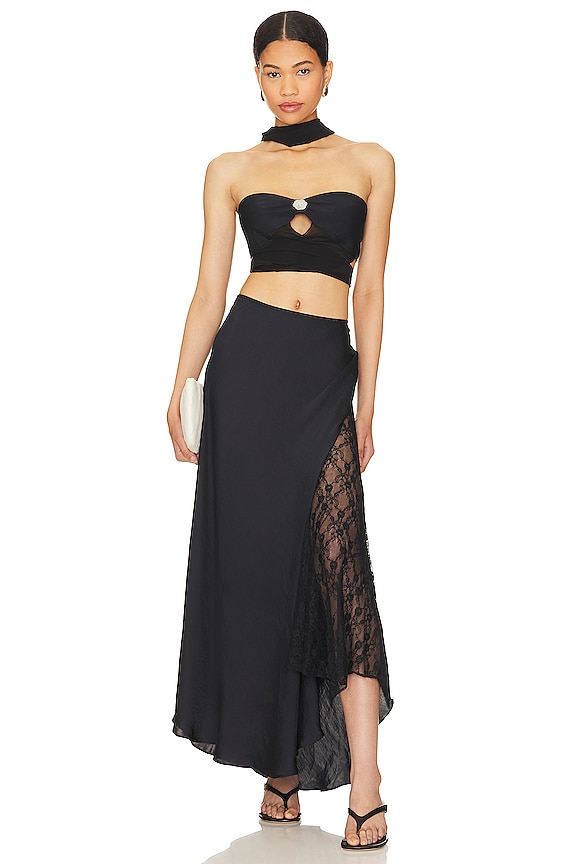 Free People x REVOLVE x Intimately FP Make You Mine 1/2 Slip Skirt in ...