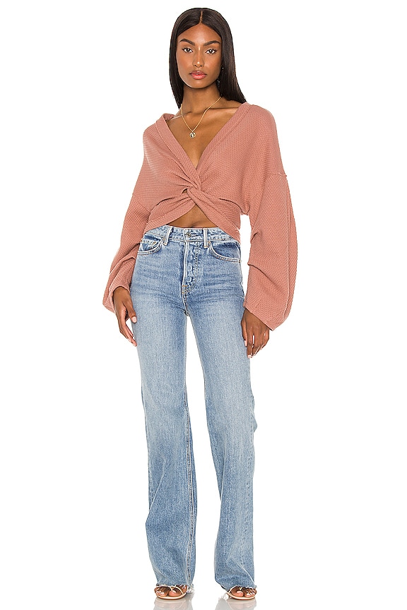 Free People Fall For You Tee in Cactus Tint | REVOLVE