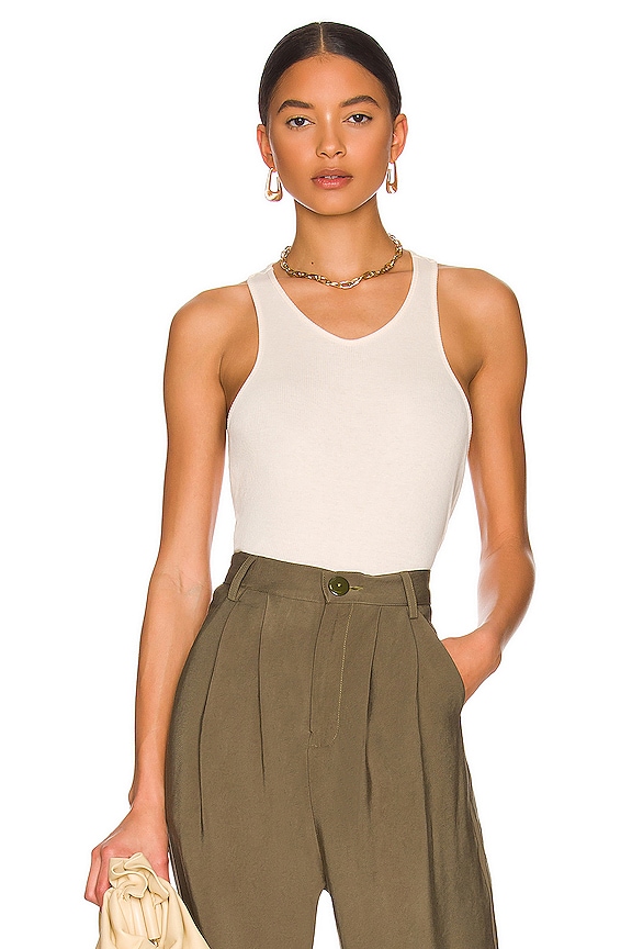 Free People Out The Door Tank in Au Lait | REVOLVE