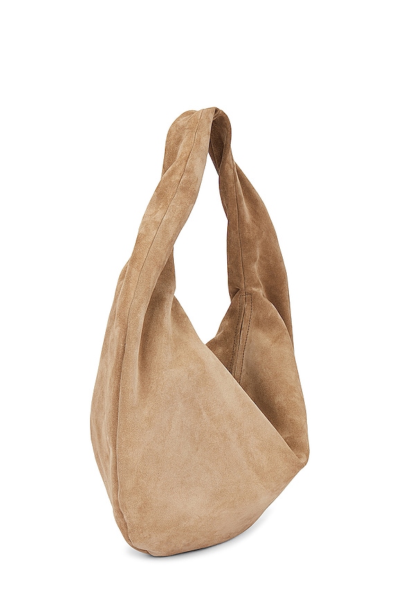 Flattered Alva Big Bag in Suede Sand | REVOLVE