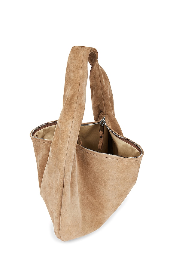 Flattered Alva Big Bag in Suede Sand | REVOLVE
