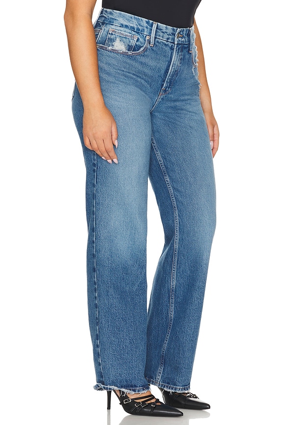 Good American GOOD 90's YOKE Jeans in Indigo633 | REVOLVE