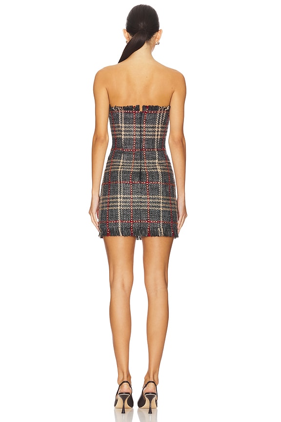GIUSEPPE DI MORABITO Plaid Dress in Grey | REVOLVE