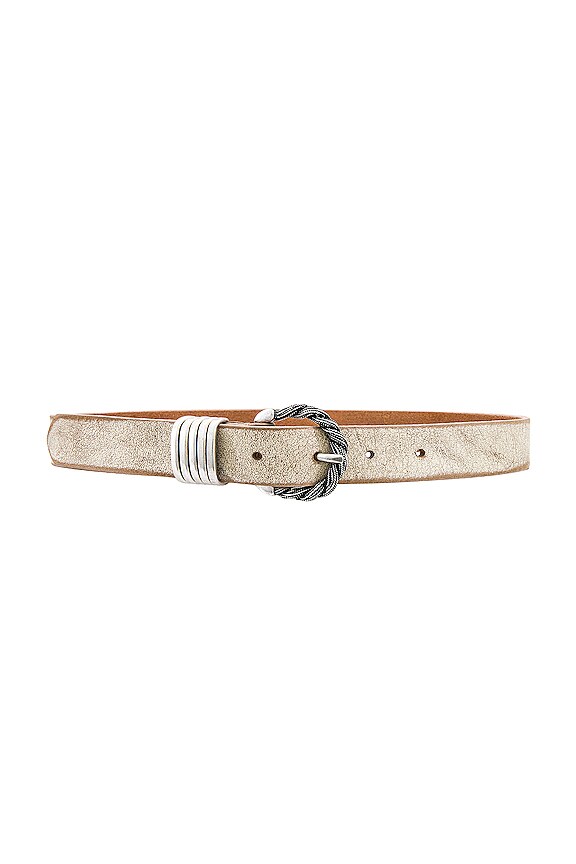 Golden Goose Braided Rope Belt in White & Beige | REVOLVE