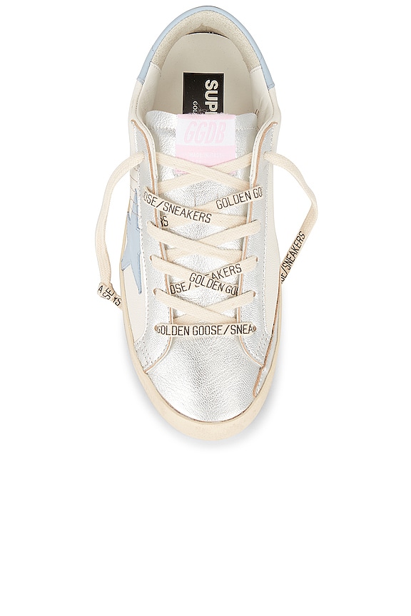 Golden Goose x REVOLVE Super Star Sneaker in Light Blue & White | REVOLVE