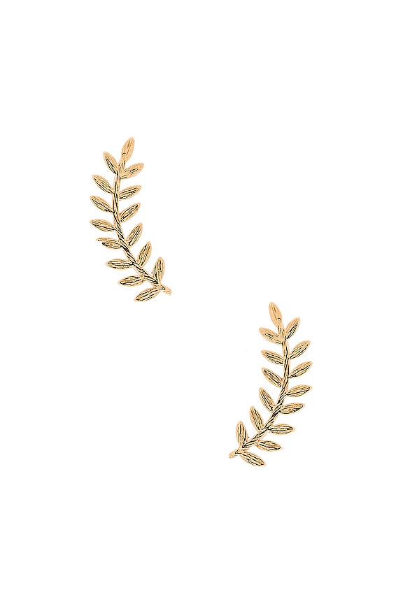 gorjana Olympia Ear Climber in Gold | REVOLVE