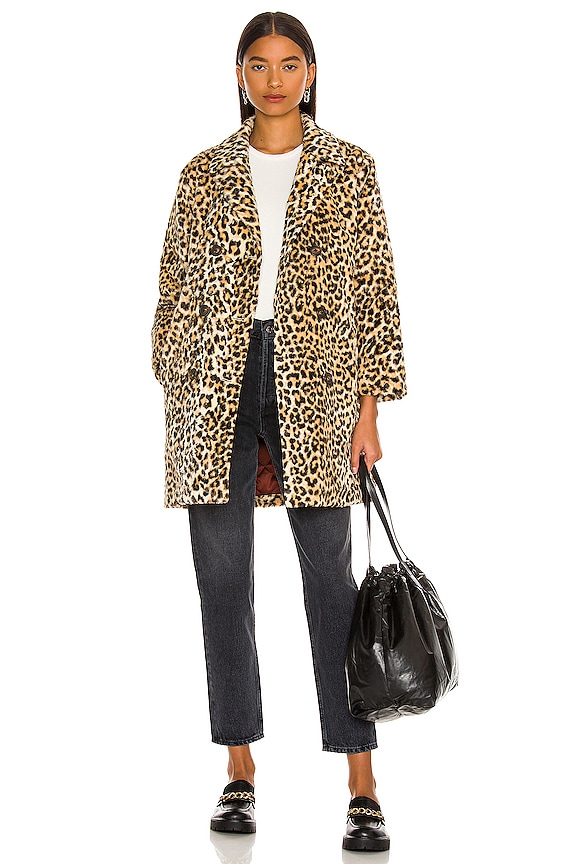 The Great The Vintage Leopard Coat in Vintage Leopard | REVOLVE