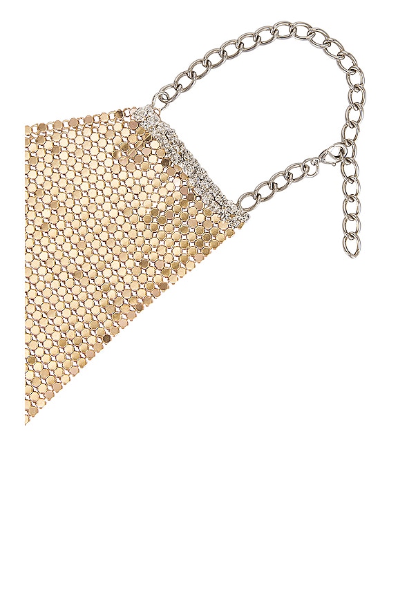 GRLFRND Face Mask in Gold Chainmail | REVOLVE
