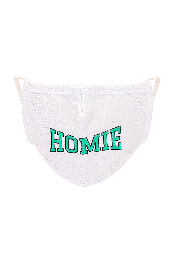 GRLFRND Homie Face Mask in Homie White | REVOLVE
