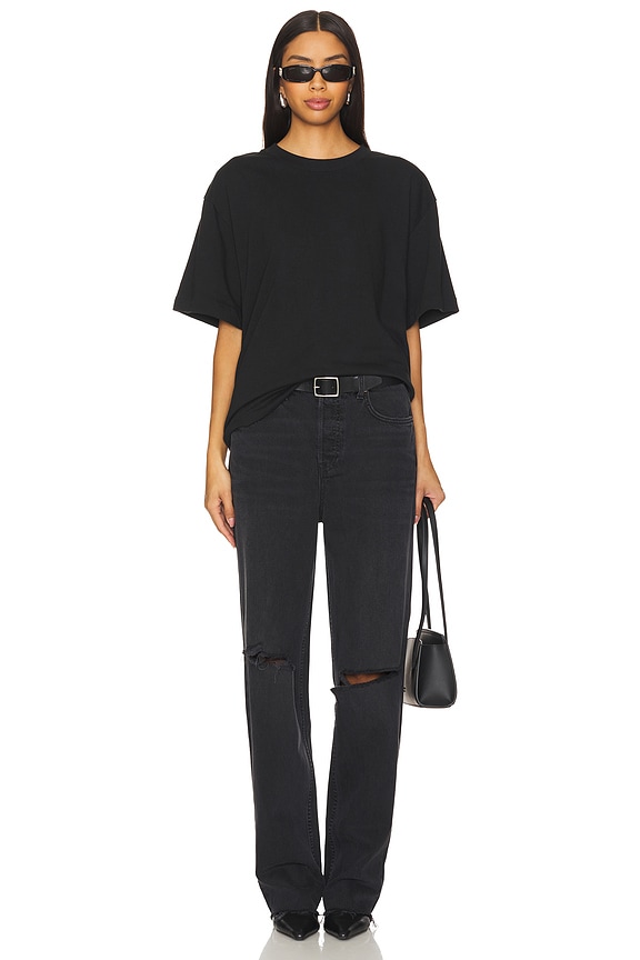 GRLFRND Bella Low Rise Boyfriend in Route 66 | REVOLVE