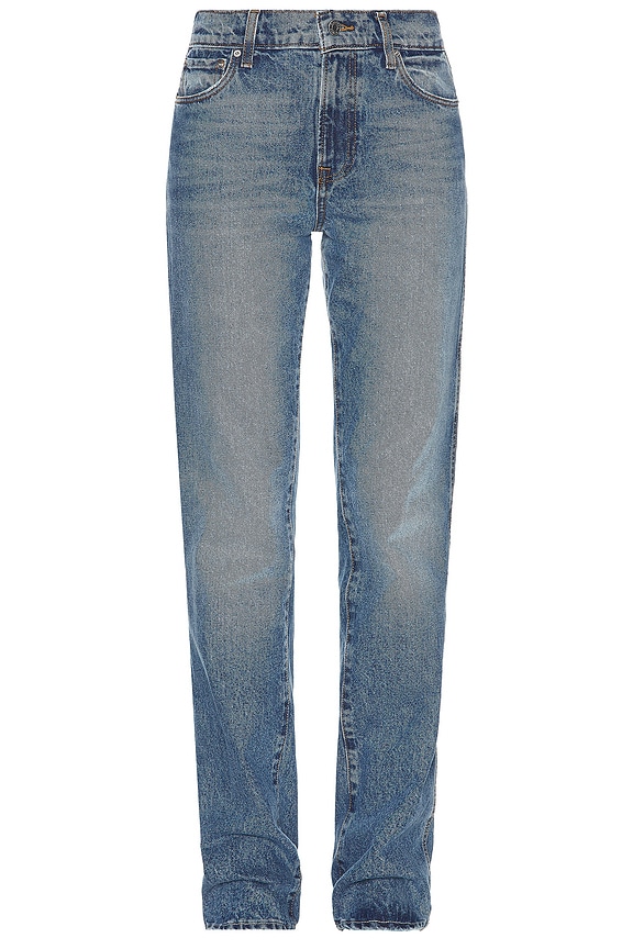 GRLFRND Isabel Low Rise Straight Jeans in Eaton Canyon | REVOLVE