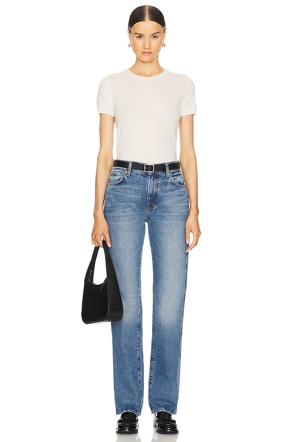 GRLFRND Isabel Low Rise Straight Jeans in Eaton Canyon | REVOLVE