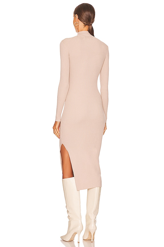 HEARTLOOM Miller Midi Dress in Buff | REVOLVE