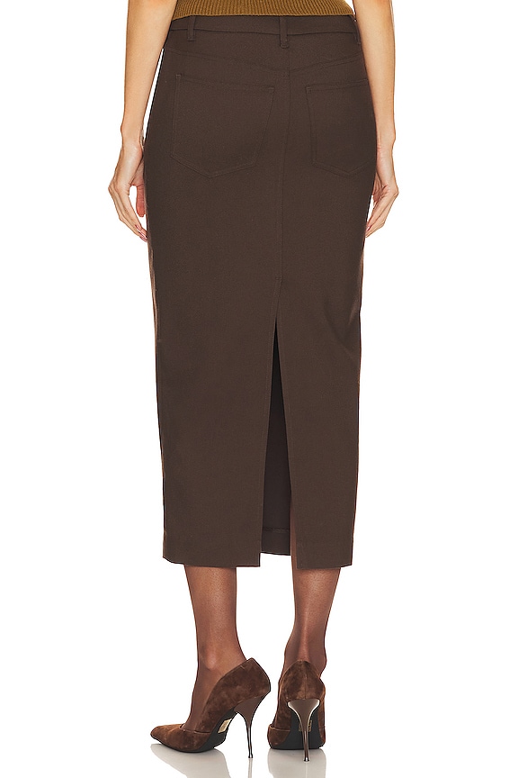 Helsa Trouser Midi Skirt in Java | REVOLVE