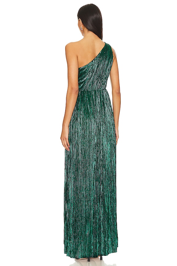 House of Harlow 1960 x REVOLVE Claire Pleated Gown in Green | REVOLVE