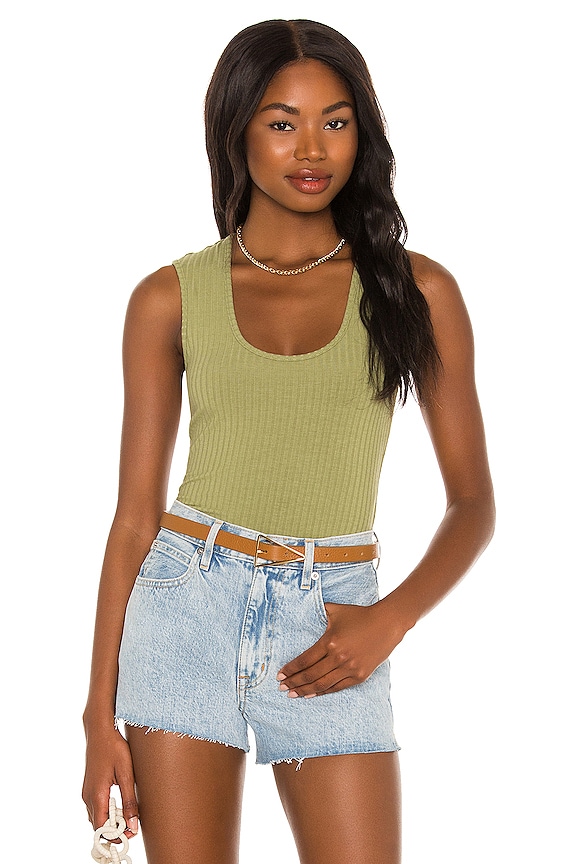 House of Harlow 1960 x REVOLVE Christy Bodysuit in Olive Green | REVOLVE