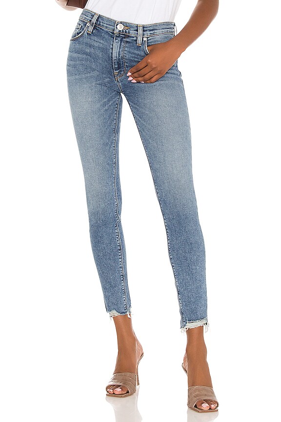 Hudson Jeans Nico Midrise Super Skinny Ankle in City Blues | REVOLVE