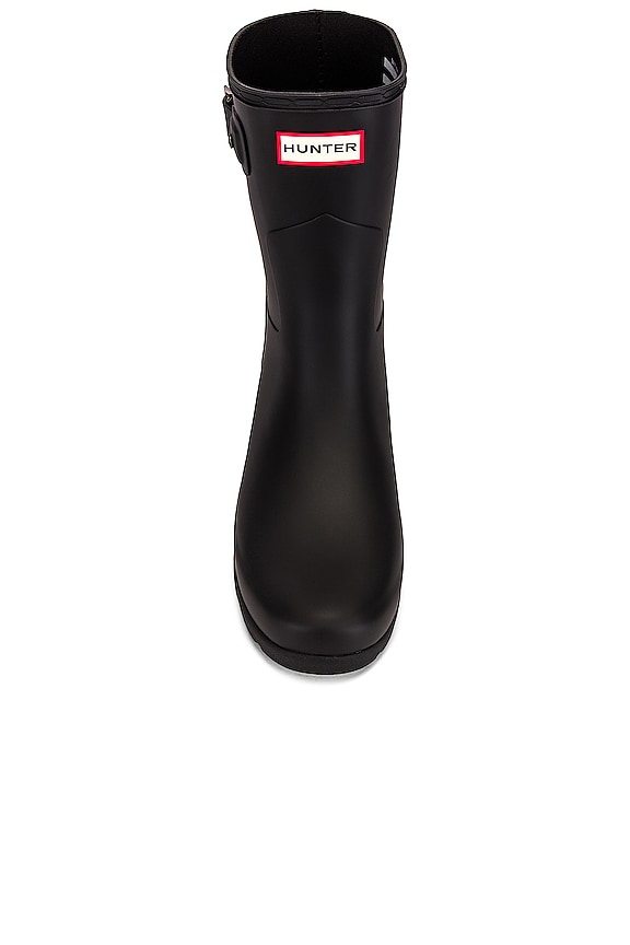 Hunter Original Refined Short Boot in Black | REVOLVE