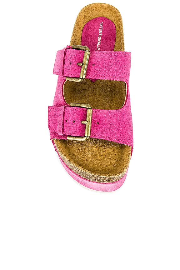 INTENTIONALLY BLANK Cooper Slide in Fuchsia | REVOLVE